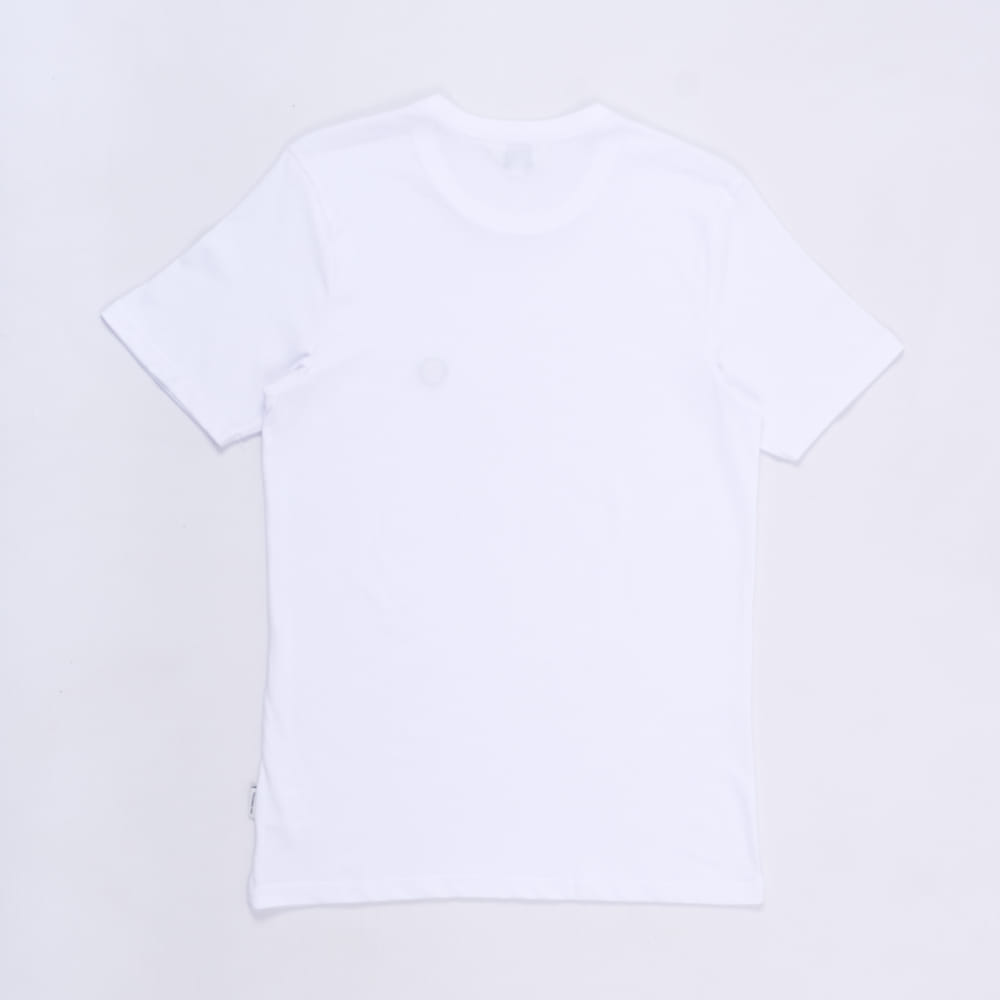 Target Emblem Crew Neck T-Shirt (White) - TAPE Online