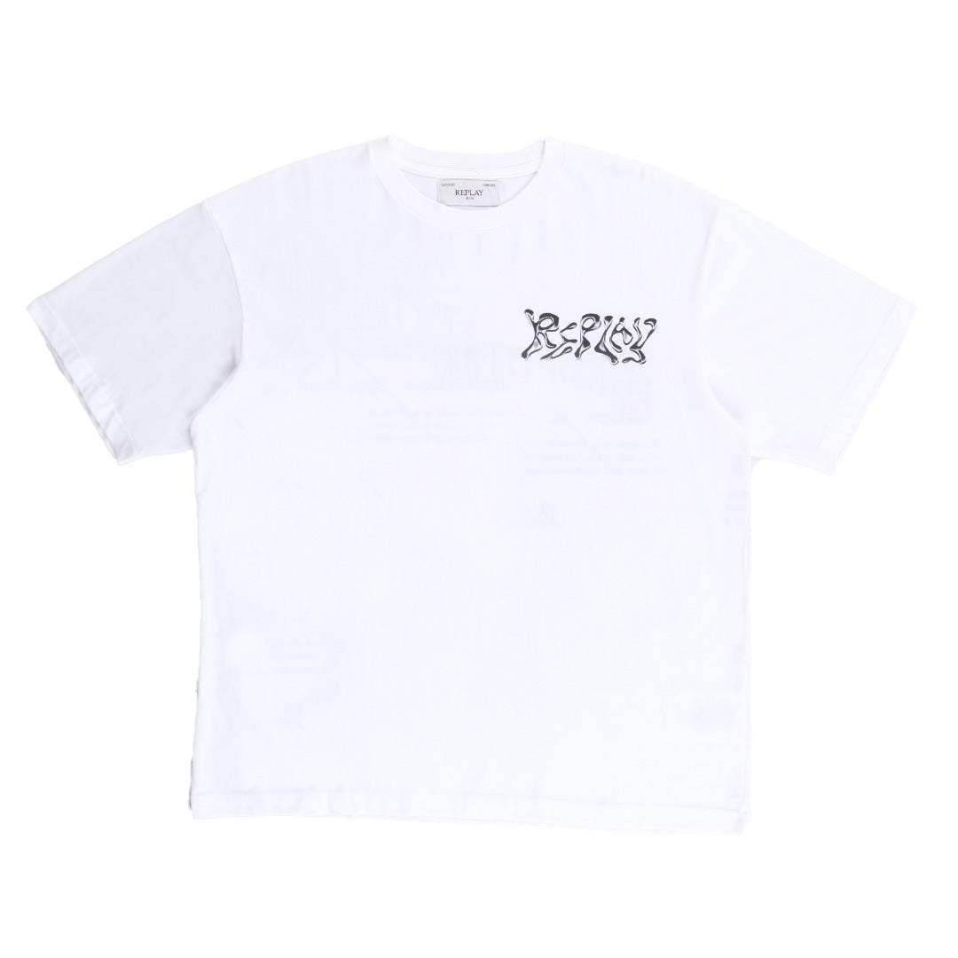 Bubbles Oversized T-Shirt (White)