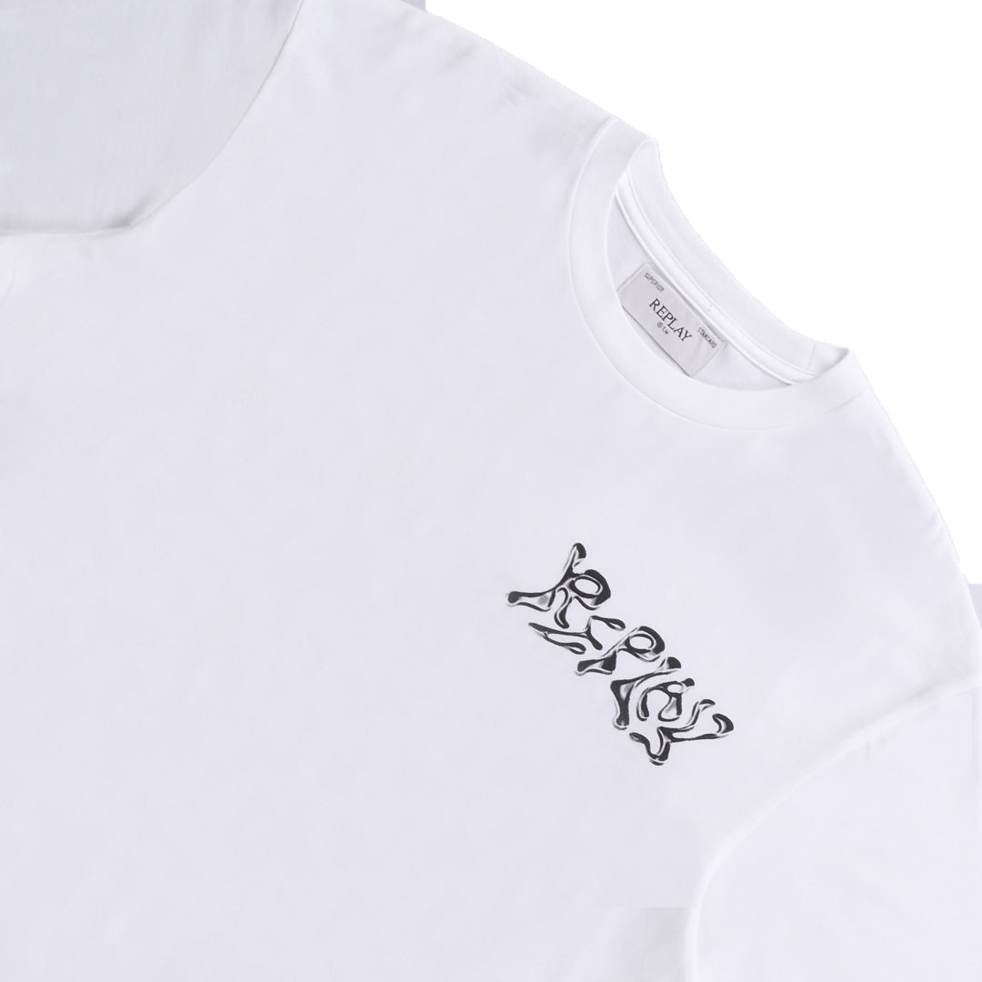 Bubbles Oversized T-Shirt (White)